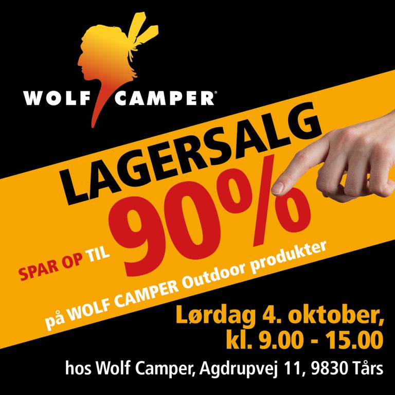 LAGERSALG - LØRDAG 4. OKTOBER - 9-15.00 - Wolf Camper